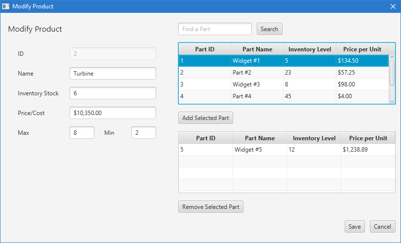 GitHub - clstephenson/inventory-system: This JavaFX project from ...
